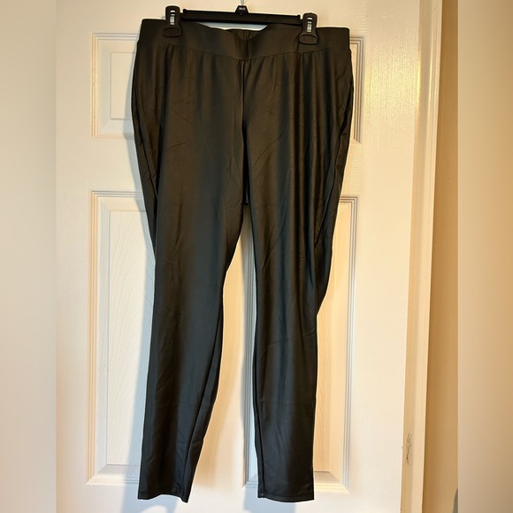 torrid | Pants & Jumpsuits | Torrid Faux Leather Ponte Black Highrise ...